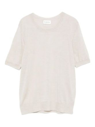 P.A.R.O.S.H. t-shirt à manches courtes - Tons neutres