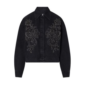 Liu Jo Denim Bodysuit Shirt - - Jackets - Damen - Schwarzk - XS