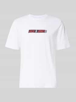 Jack & Jones Regular Fit T-Shirt mit Logo-Print Modell Munk