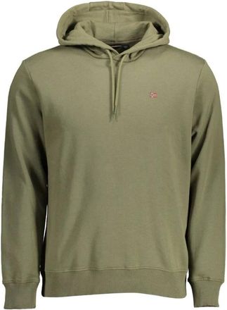 Napapijri Homme, Sweatshirts et sweats &agrave; capuche, Vert, Taille: XS Pull Homme en Coton Vert