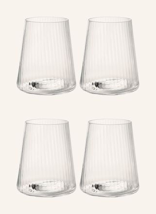 Westwing Collection 4er-Set Trinkgläser Cami transparent