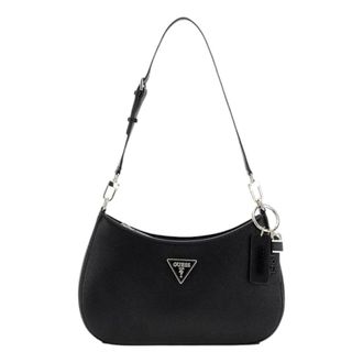 Guess Noelle Saffiano Umh&auml;ngetasche - - Bags - Damen - Schwarzk - ONE SIZE