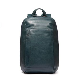 Piquadro Pulse Mini-Rucksack aus Leder, blau, Mini, Business