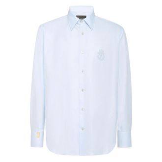 Billionaire Boys Club Homme, Chemises, Bleu, Taille: S Cotton Twilled Shirt Regular Fit