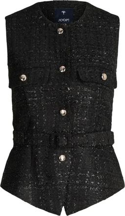 Joop Femme, Vestes, Noir, Taille: 40 FR Viola Tweed Vest