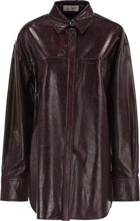 Sportmax Sportmax Borel surdimensionné en cuir nappa