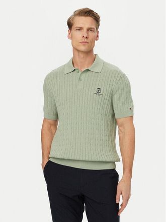 Tommy Hilfiger Poloshirt MW0MW42788 Hellgr&uuml;n Regular Fit