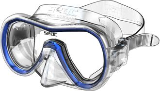 Seac Seac Giglio, Einglasmaske zum Schnorcheln und Tauchen für Erwachsene und Jugendliche