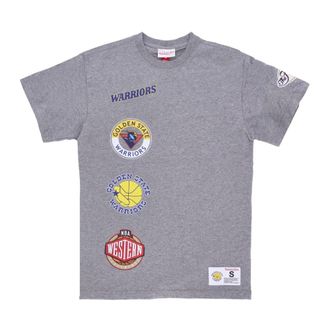 Mitchell & Ness Golden State Warriors T-Shirt - - Tops - Herren - Grau - XL