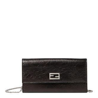 Fendi Tube Continental Mit Kette - - Bags - Damen - Schwarzk - ONE SIZE