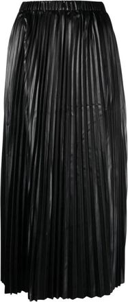Junya Watanabe Femme, Jupes, Noir, Taille: 38 FR Jupe Maxi Pliss&eacute;e Taille Haute
