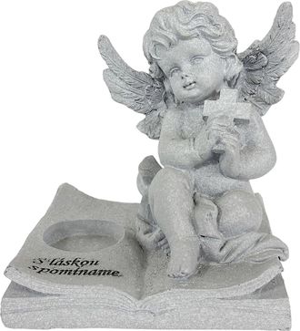 Generic und Kerzenhalter - Harz Gedenkfeier Artikel mit Kreuz | Statuen und Figuren,f&uuml;r Haus, B&uuml;ro, Urlaub, T&auml;gliche Nutzung Wohnzimmer Schlafzimmer Garten