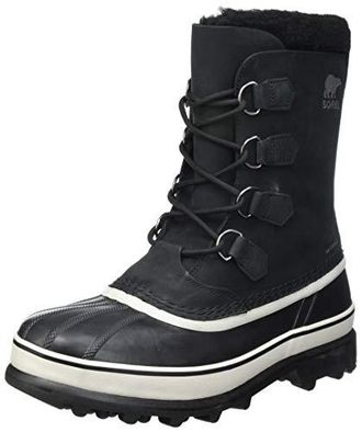 Sorel Bottes imperméables Caribou pour homme pour lhiver, Noir, pierre foncée, 43 EU