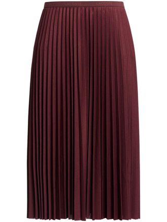 Lacoste Rock mit Falten - Rot