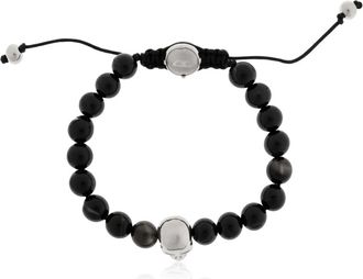 Diesel unisex, Accessoires, Noir, Taille: ONE Size Bracelet Ajustable Avec Pierres