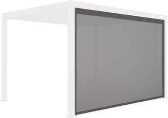 Sweeek Sweeek - Store gris pour pergola bioclimatique - Triomphe - 3x4 m, aluminium et textilène