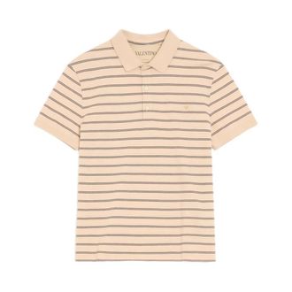 Valentino Garavani Polo Shirts - - Tops - Herren - Beige - XL