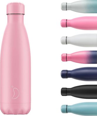 Chilly's Original Trinkflasche - Isolierflasche aus Edelstahl, wiederverwendbare Thermoflasche für heiße & kalte Getränke - Auslaufsicher, kein Schwitzen - Pas
