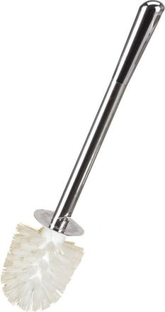 Sanwood Coppa Titan 6402487 WC Weiß Bürstenkopf mit Edelstahl Griff WC Bürste rostfreie Klobürste - Ersatztoilettenbürste - Ersatzklobürste