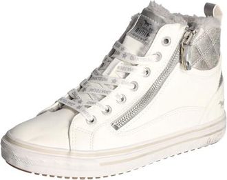 Mustang Jeans Femme 1365603/1 Basket, Blanc, 37 EU