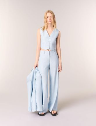 Maje Anzugweste - Blau - Gr&ouml;&szlig;e 38 - Maje
