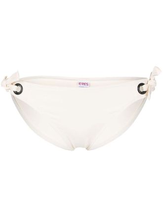 Eres bas de bikini &agrave; d&eacute;tails de noeuds - Tons neutres