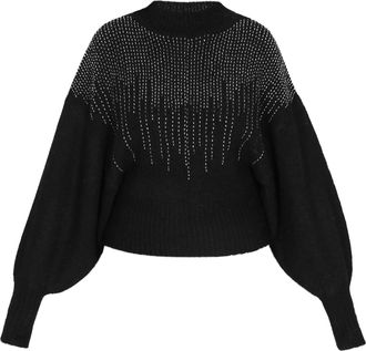 Faina Pullover Frauen Schwarz
