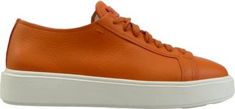 Santoni Low-Top Sneaker - Sneakers Orange - Gr. 38,5 (EU) - in Orange - für Damen