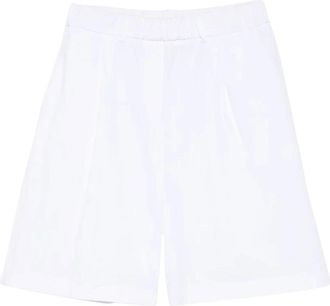 Via Masini 80 Femme, Shorts, Blanc, Taille: 42 FR Pleated Shorts