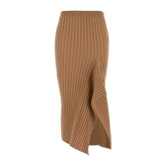 Stella McCartney Cotton Skirt - - Skirts - Damen - Braun - S