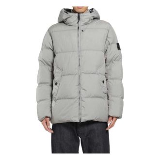 Stone Island Homme, Vestes, Gris, Taille: XL Crinkle Reps R-Ny Jacket