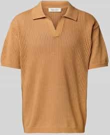 Casual Friday Regular Fit Poloshirt mit Lochmuster Modell ASTON