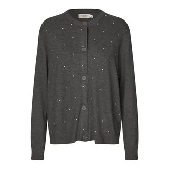Masai Cardigan Manches Longues - Femme - Pulls - Gris - Taille: 42 FR