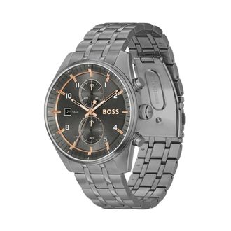 HUGO BOSS Skytraveller Uhr - - Accessories - Herren - Grau - ONE SIZE