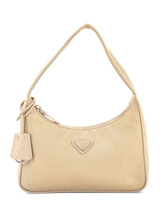Prada Re-Edition 2000 Tessuto Mini hobo bag - Tons neutres