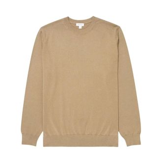 Sunspel Homme, Pulls, Beige, Taille: 2XL Pulls &agrave; col rond