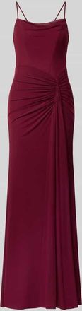 Mascara Slim Fit Abendkleid mit Raffungen