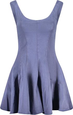Desigual Femme, Robes, Bleu, Taille: 42 FR Short Dress