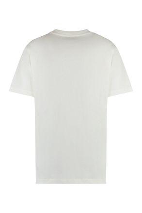 A.P.C. Womens T-Shirt Rue Madame White-Dark Navy Cotton T-Shirts & Jerseys White/dark