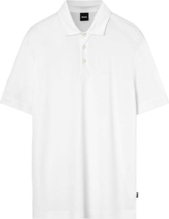 HUGO BOSS Homme, Tops, Blanc, Taille: L Polo bianca