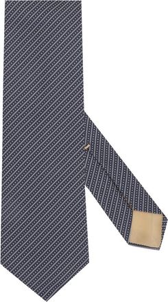 HUGO BOSS Seidenkrawatte mit schmalen Diagonalstreifen in