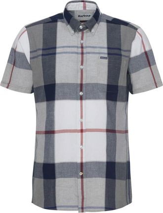 Barbour Homme, Chemises, Multicolore, Taille: XL Chemise &agrave; manches courtes en m&eacute;lange lin