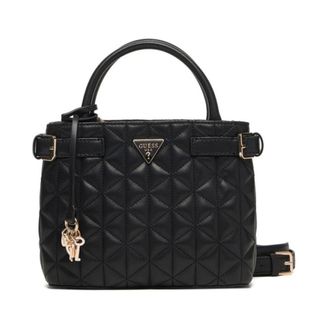 Guess Femme, Sacs, Noir, Taille: ONE Size Paisleigh Quilted Small Satchel