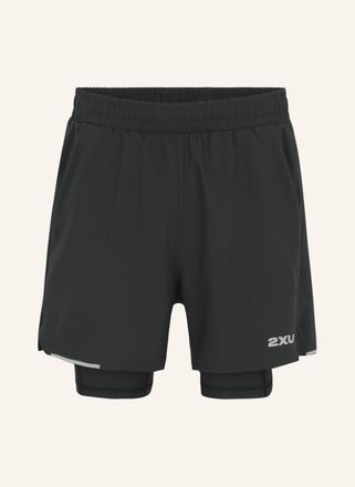2XU Kompressionstight Aero Mesh 2-In-1 Short schwarz