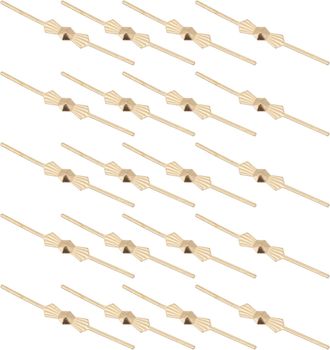 OSALADI Kerzenhalter Krawatte Pin 200 Stück Fliege Clips Schmetterling Metall Kronleuchter Krawatte Steckverbinder zum Befestigen Teile Kristall Perlen