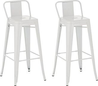 Clp 2er Set Barhocker Mason wei&szlig;
