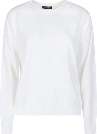 Aragona Pullover mit rundem Ausschnitt - Weiß