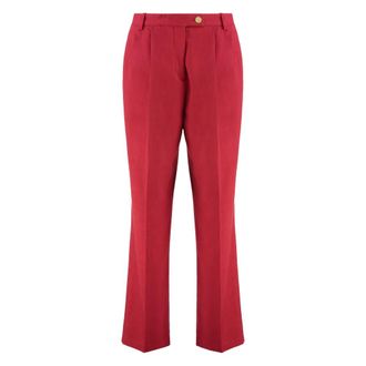 Tommy Hilfiger Sofia Richie Grainge Viskose Hose - - Trousers - Damen - Rot - M