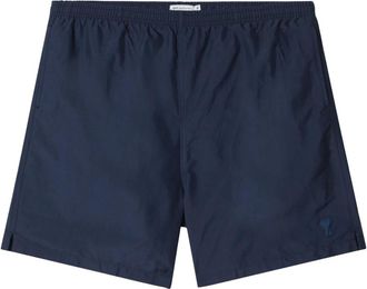 Ami Homme, Maillots de bain, Bleu, Taille: XL Long Plain Swim Shorts