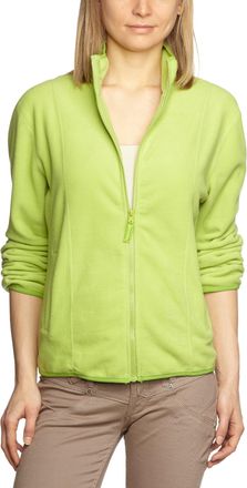 James & Nicholson Damen Girly Microfleece Jacket Jacke, Grün (grün Lime-Green), 34 (Herstellergröße: S)